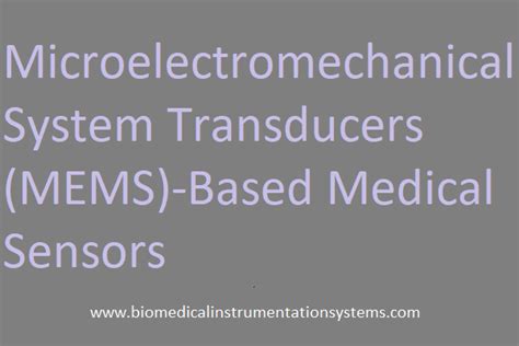 Mems Based Medical Sensors