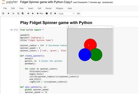 python coding on linkedin play fidget spinner game using python free