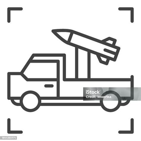 ロケット トラック ベクトル コンセプト 細い線のアイコンまたは記号 アイコンのベクターアート素材や画像を多数ご用意 アイコン