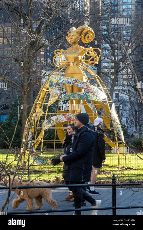 Witness Is A Huge Public Art Sculpture On Display At Madison Square