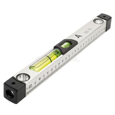Spirit Level Isolated On White Background Stock Image Image Of White