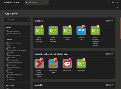ucs univention corporate server easy to use it operations