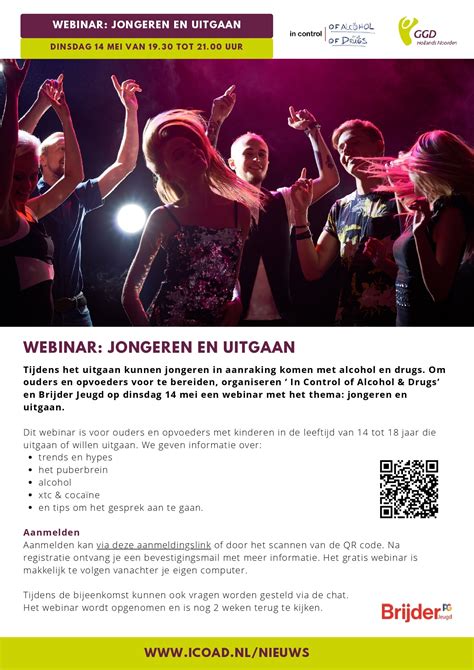 14 Mei Webinar Jongeren En Uitgaan Osg De Hogeberg