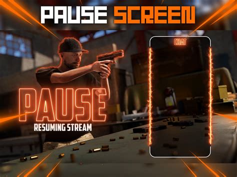 Rust Game Animated Twitch Overlay Package Starting Pause Ending Screens Animated Gif