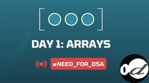 Arrays Day 1 Of Need For Dsa Series In Hindi Youtube