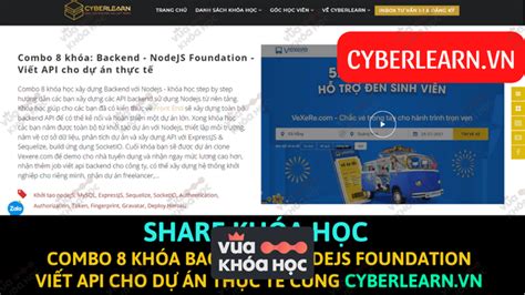 Share Combo 8 Khóa Backend Nodejs Foundation Viết Api Cho Dự án