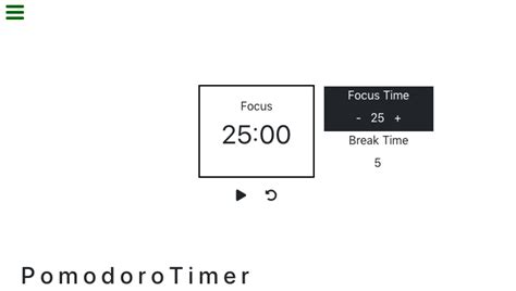 Github Marleypomodoro Minimalist Pomodoro Timer ⏲