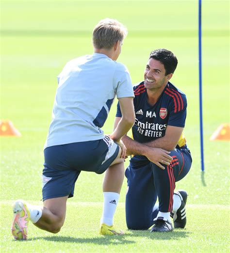 Afcstuff On Twitter Martin Ødegaard And Mikel Arteta In Arsenal