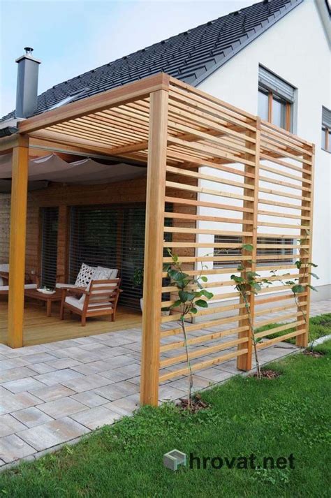 65 Best Home Decorating Ideas With Wooden Slats Pergola Patio