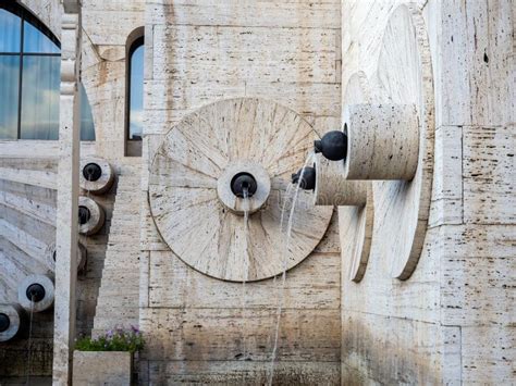 Scene Of Yerevan Cascade Building Complex Detail Of Design Of