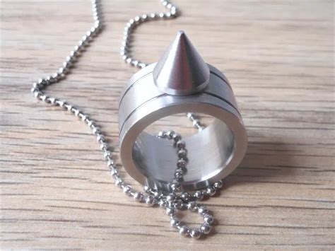 Spiker Spiked Ring Self Defense Spike Ring With Chain For Women Or Men