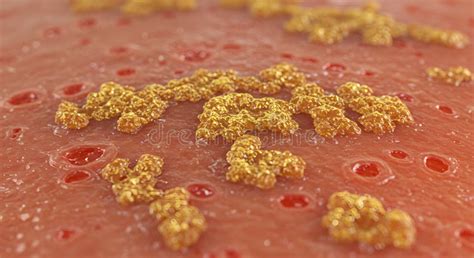 Microscopic View Of Staphylococcus Aureus Bacteria On A Cellular