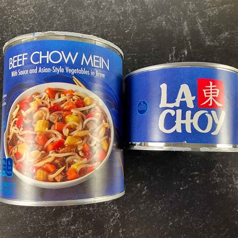 Canned Beef Chow Mein