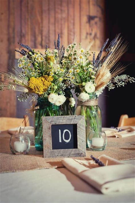 Mason Jar Decor Centerpiece Ideas DIY To Make