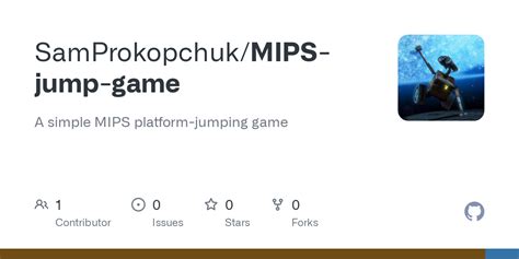 Github Samprokopchukmips Jump Game A Simple Mips Platform Jumping Game