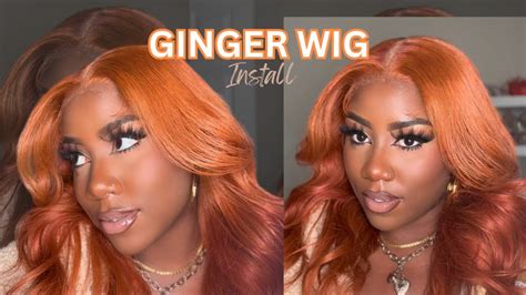 Ginger Wig Install Ft Kiss All Mighty Bond Lace Glue Youtube