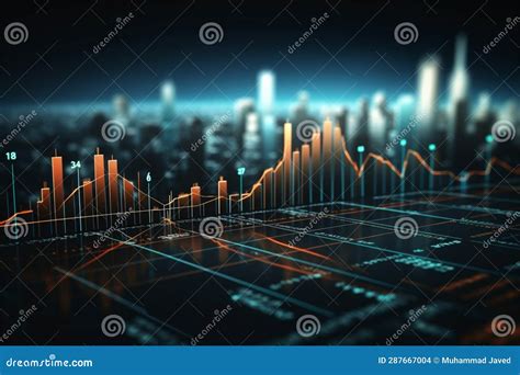 Visual Representation Of Business And Stock Market Performance Over