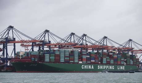 Largest Container Ship World Cscl Globe Editorial Stock Photo Stock