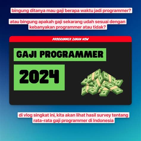 Programmer Zaman Now On Linkedin Gaji Programmer 2024 Di Indonesia