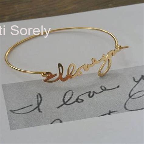 Signature Bracelet Etsy