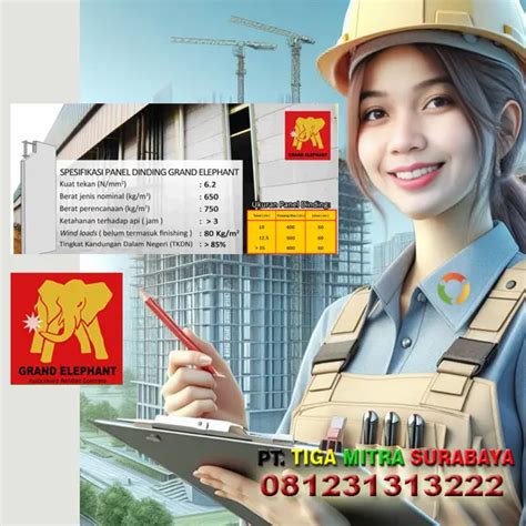 Spesifikasi Panel Dinding GE 1 Distributor Bata Ringan Jual Bata Ringan