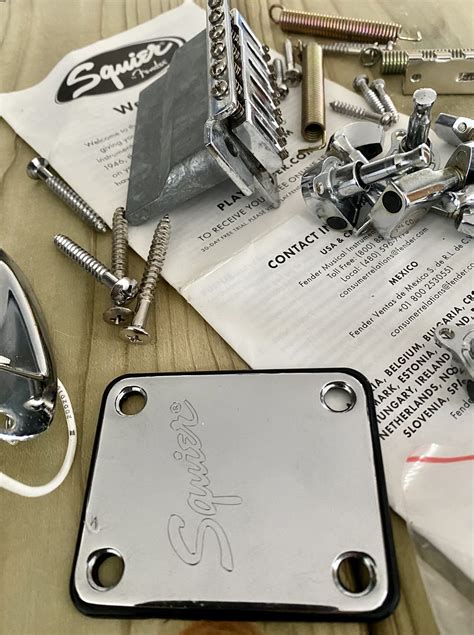 This Fender Squire Bridge Unit Was Removed From An Unloved Guitar It