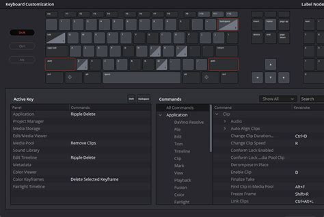 keyboard customization in davinci resolve full guide filmmaking elements