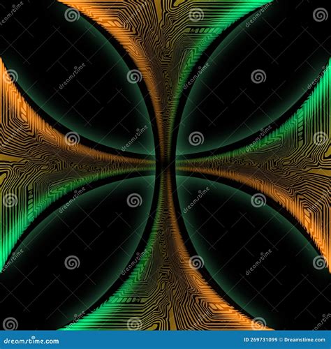 Circuit Dimension Tile Vortex High Tech Technology Digital Internet