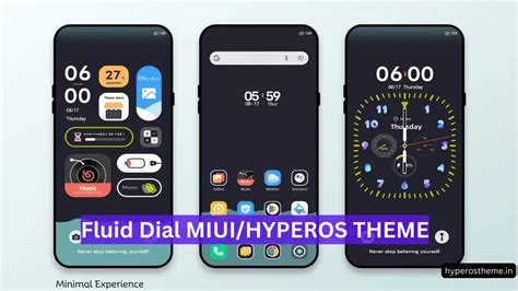 Fluid Dial Clock Hyperos Theme For Xiaomi Phones With Beautiful