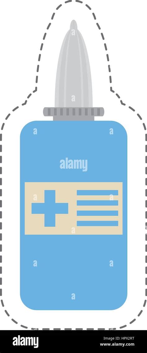 Cartoon Medical Bottle Eye Drop Stock Vector Image And Art Alamy