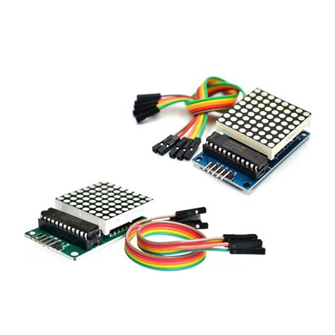 MAX7219 Dot Matrix MCU LED Display Control Module With Cable JH B2B