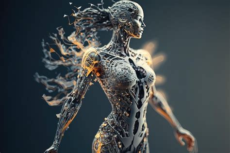 Premium Ai Image Ai Communication Network Artificial Intelligence Data Mining Deep Learning