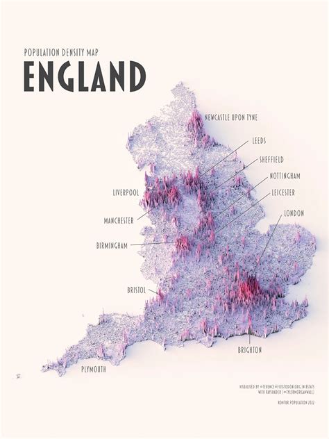 Population Density Maps By Terence Fosstodon Theinspiration