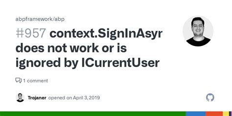 Context SignInAsync Does Not Work Or Is Ignored By ICurrentUser Issue Abpframework Abp