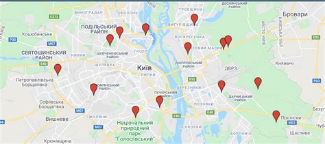 В Киеве на следующей неделе начнут собирать елки на переработку карта