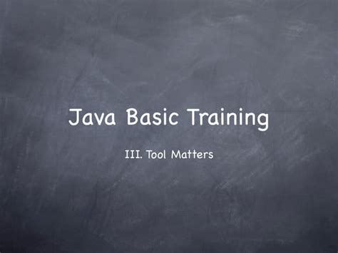 3 tool matters ppt