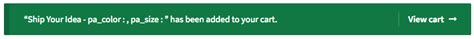 Php Show Product Variation Attributes On Added To Cart Message In