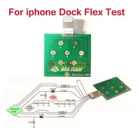 Tarjeta Dock Flex Test Iphone Prueba Bateria Pin De Carga Mercadolibre