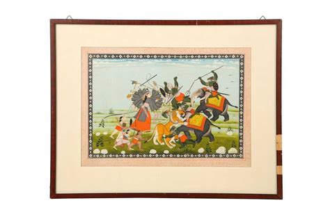Lot 285 An Illustration From A Devi Mahatmya Series