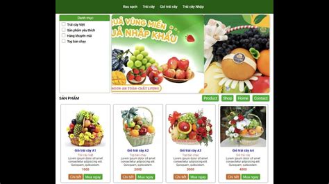 WEB1043 XƯỞNG BUỔI 1 HIỂN THỊ DỮ LIỆU SẢN PHẨM RA TRANG CHỦ TỪ MẢNG