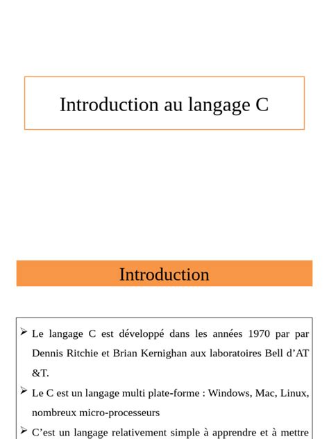 Langagec Pdf Variable Informatique C Langage De Programmation