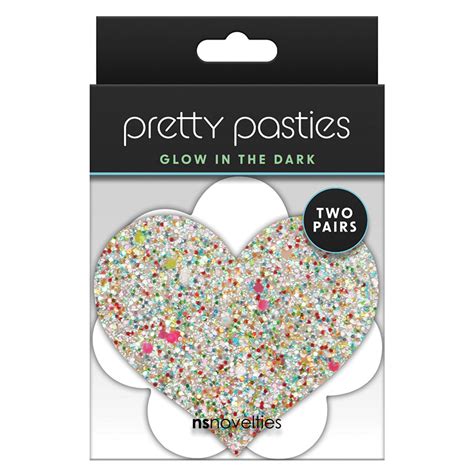 Pretty Pasties Heart And Flower Glow 2pk