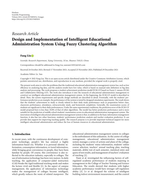 Pdf Design And Implementation Of Intelligent Educational