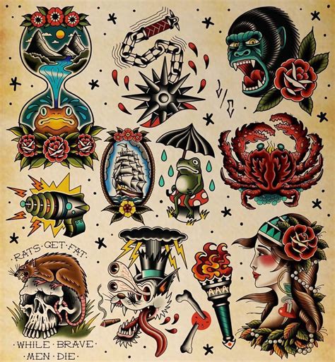 Traditional Tattoo On Instagram Flash By Lewiscartertattoos