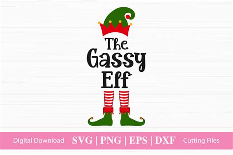 The Gassy Elf Graphic By Craftartsvg · Creative Fabrica