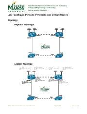Mastering Static And Default Routes For IPv And IPv Course Hero