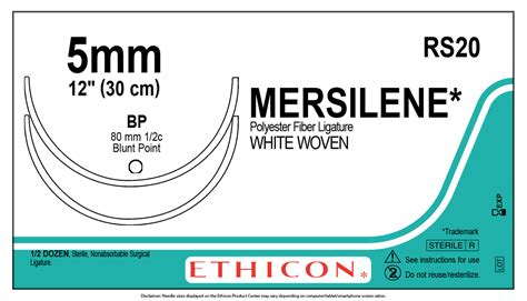 Ethicon Rs20 Mersilene® Polyester Fiber Strip