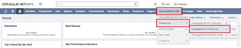 netsuite setup step 4 configuring preferences in netsuite sinch