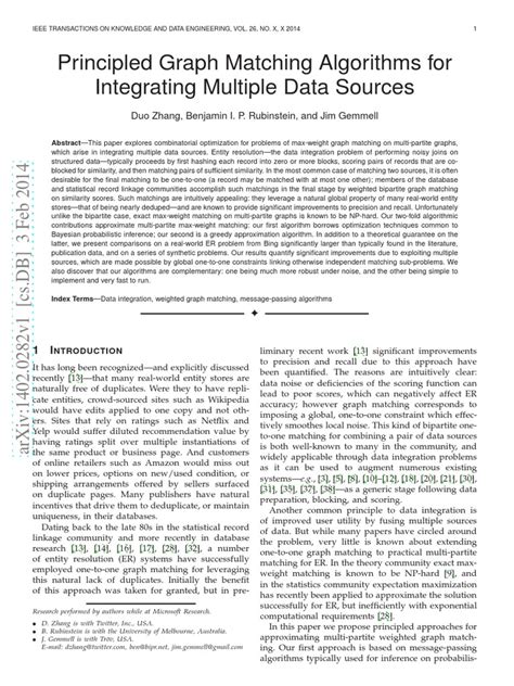 pdf principled graph matching algorithms for integrating multiple
