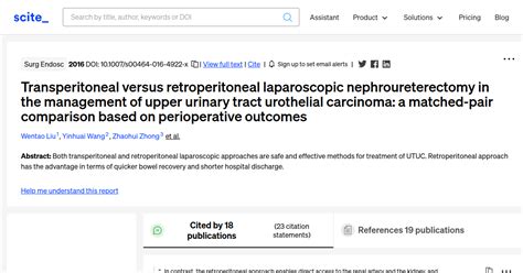 Transperitoneal Versus Retroperitoneal Laparoscopic Nephroureterectomy In The Management Of